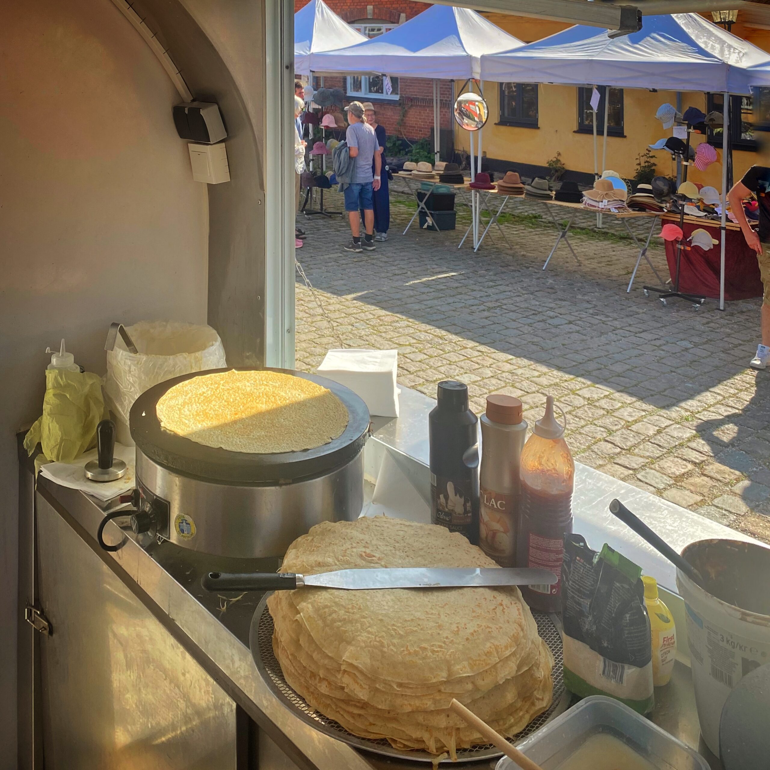 Søde pandekager til Gyldne Dage i Præstø