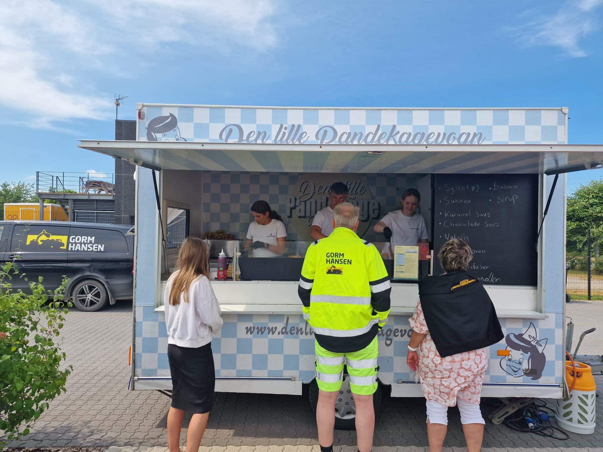 Søde pandekager til glade personer hos Gorm Hansen, Roskilde